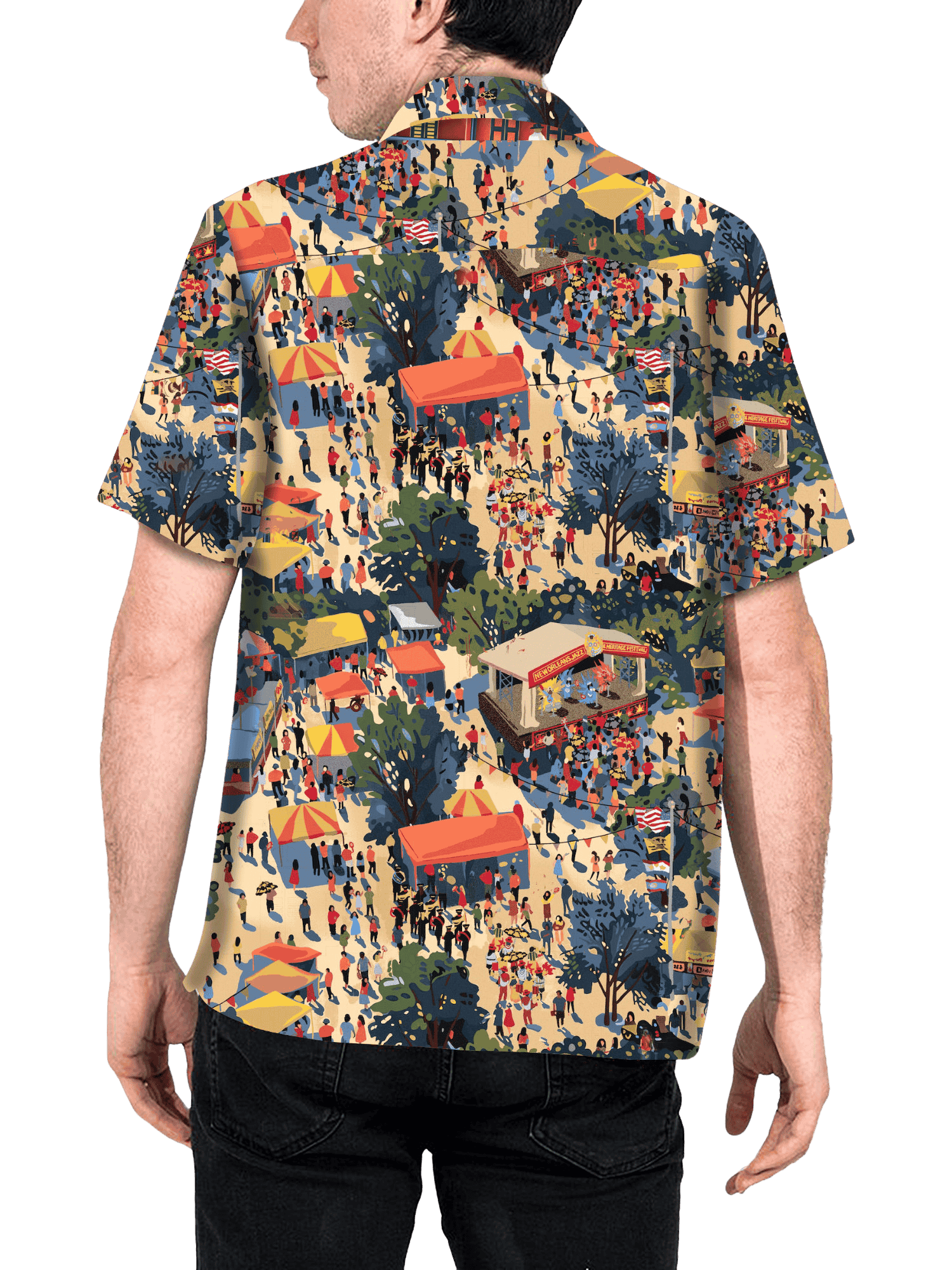 HowAhYa® Hawaiian Shirt - InTents A Fair™ Print – Art 4 Now®